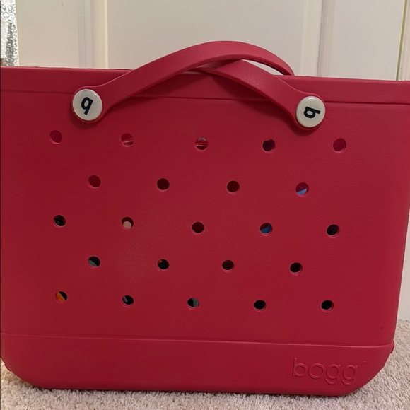 BOGG BAG | Bags | Bogg Bag Red Perforated Tote | Poshmark